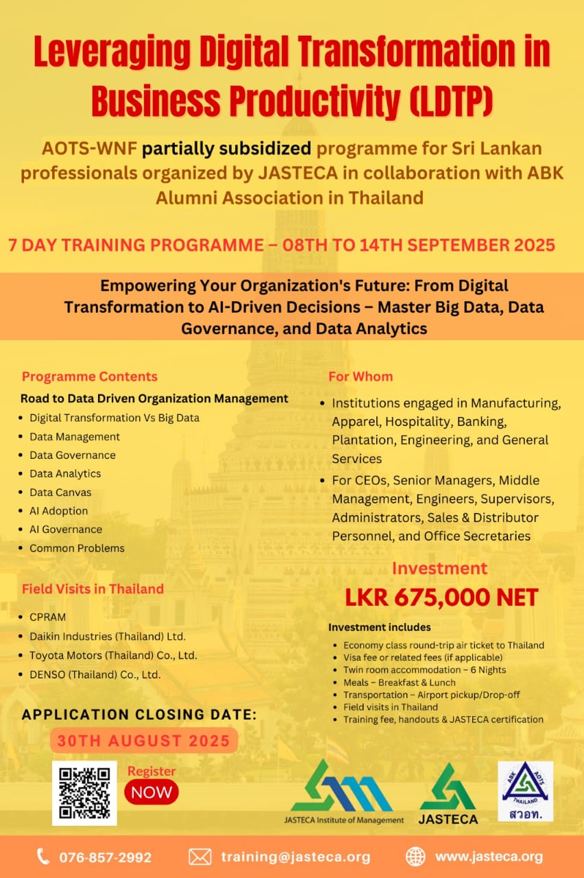 JASTECA – Japan Sri Lanka Technical and Cultural Association
